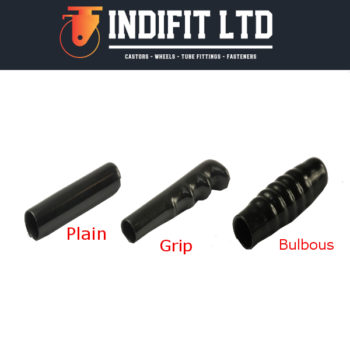 Black PVC Dip Moulded Handles - PVC Hand Grips - Indifit Ltd